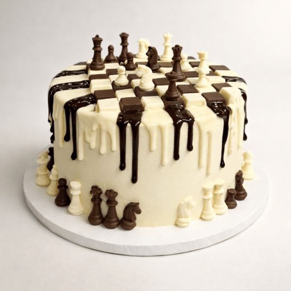 Chess Cake NYC: Luxury Custom Cake by Crumbly Cafe & Bakery