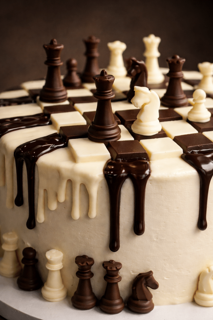 Chess Cake NYC: Luxury Custom Cake by Crumbly Cafe & Bakery